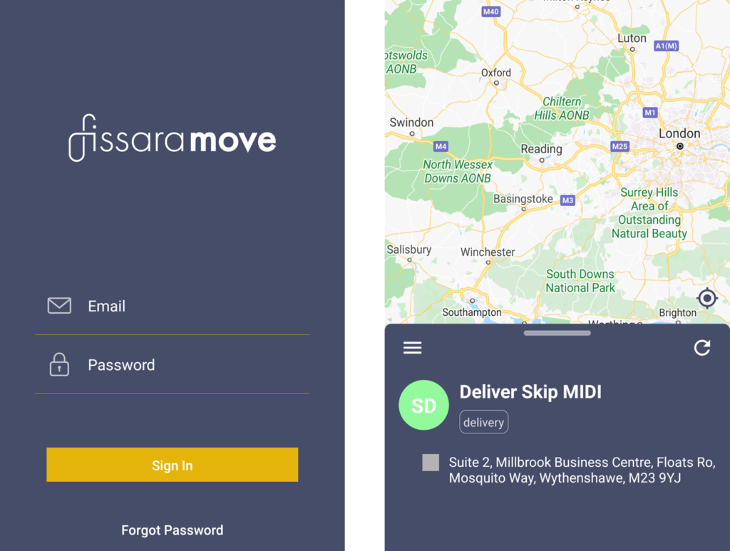 *Logging into the Mobile App – fissara Customer Care